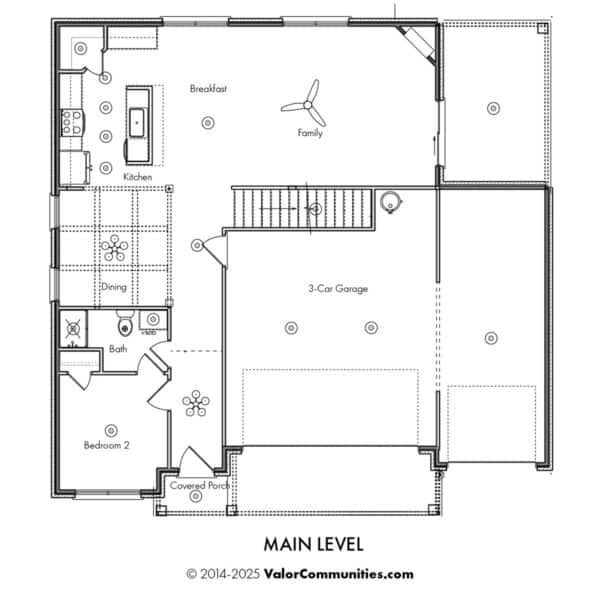 Ramsey II 5M2H Floorplan Details - Valor Communities New Homes for Sale