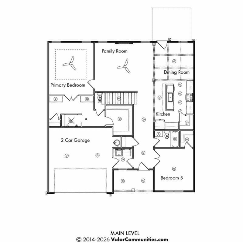 Dakota 1-F Florida Floorplan Details - Valor Communities New Homes for Sale